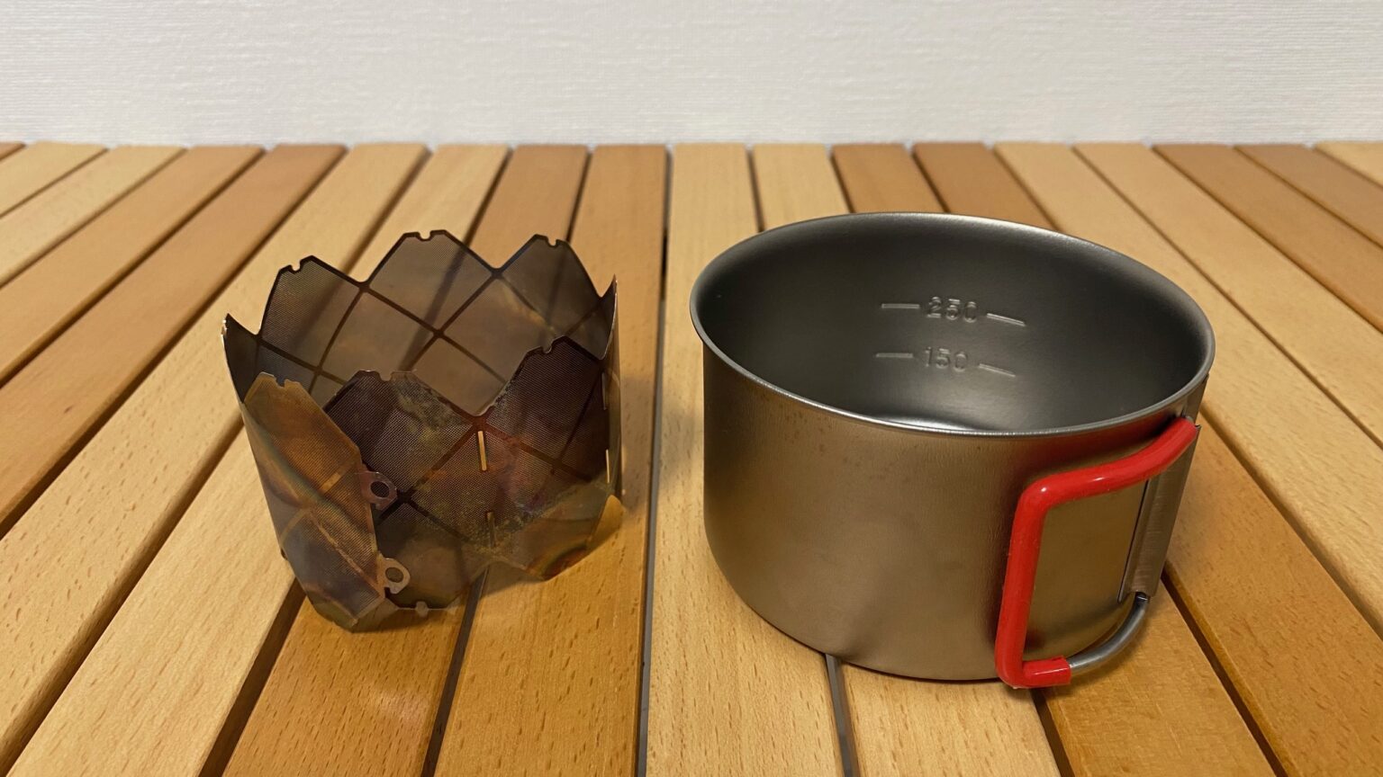 ULクッカー代表！ “エバニュー Ti 400FD Cup” レビュー＆スタッキング - ヘタレシコOUTDOORS